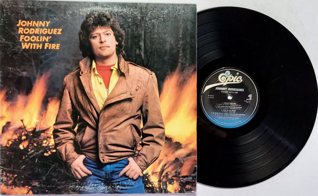 Vintage 1984 Vinyl Record Album by Johnny Rodriguez Titled Foolin' With ...