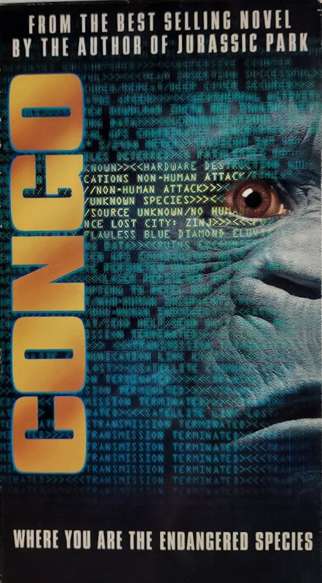 VHS 1995 Vintage Movie Titled Congo Starring Laura Linney & Tim Curry ...