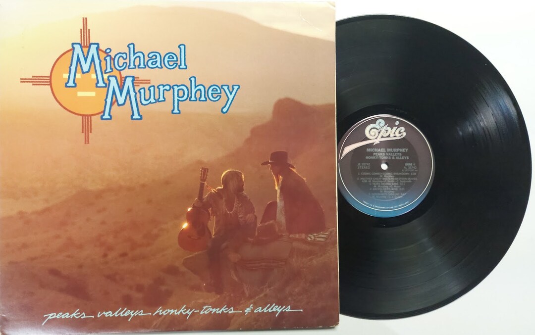 Vintage 1979 Vinyl Record Album by Michael Murphy Titled Peaks Valleys ...