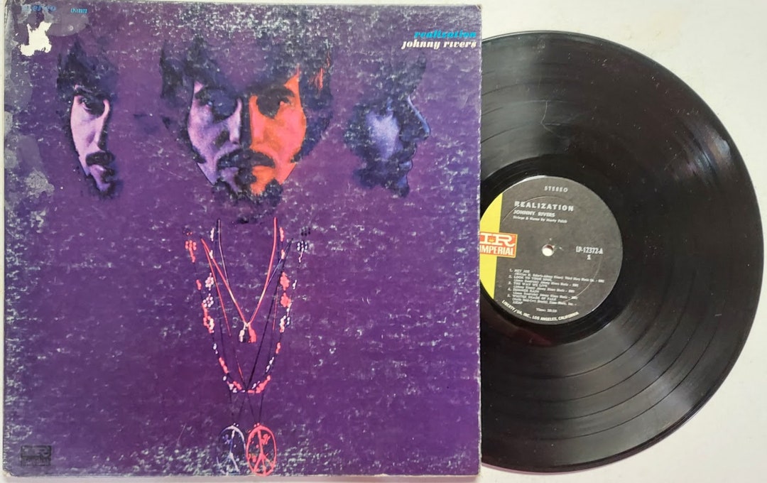 Vintage 1968 Vinyl Record Album by Johnny Rivers Titled Realization - Etsy