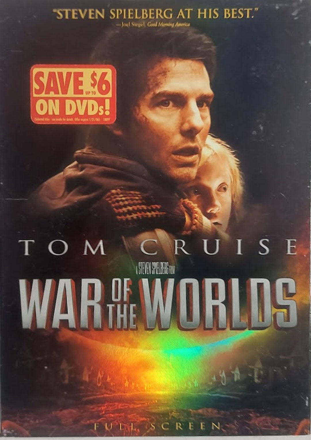 DVD Vintage Titled War of the Worlds Starring Tom Cruise, Dakota ...