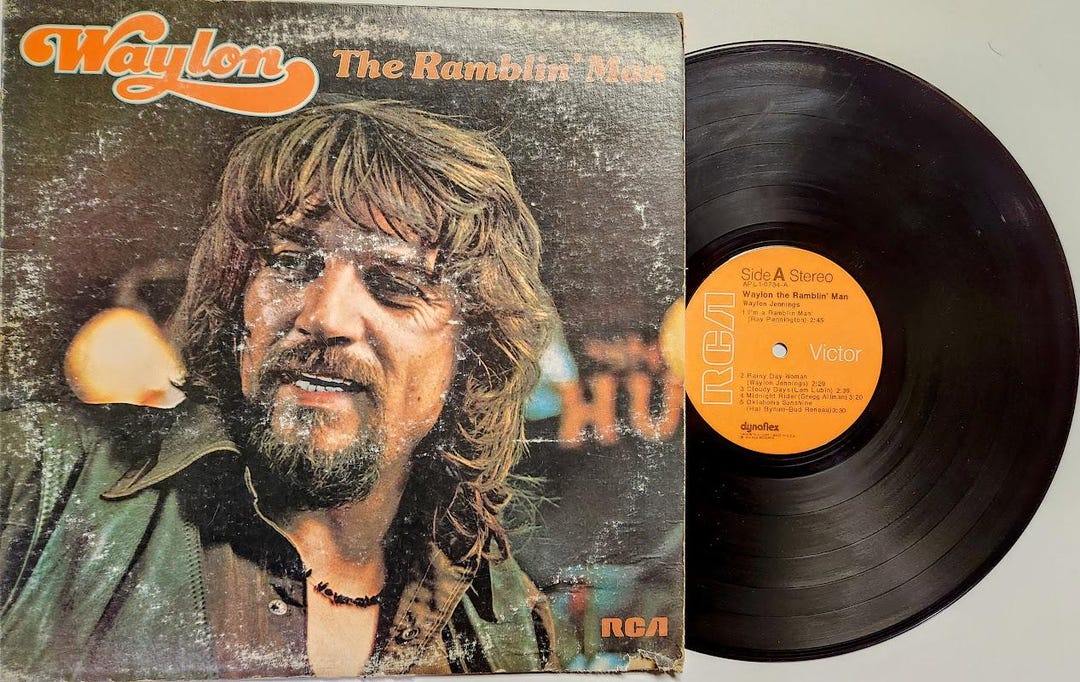 Vintage 1974 Vinyl Record Album by Waylon Jennings Titled Waylon the ...