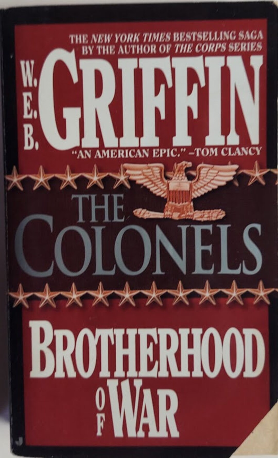 Paperback Book 1982 Vintage Military Novel by W.E.B. Griffin the ...
