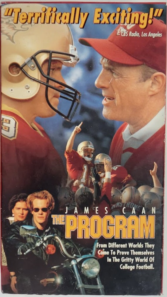 VHS 1993 Vintage Movie Titled the Program Starring James Caan | Etsy