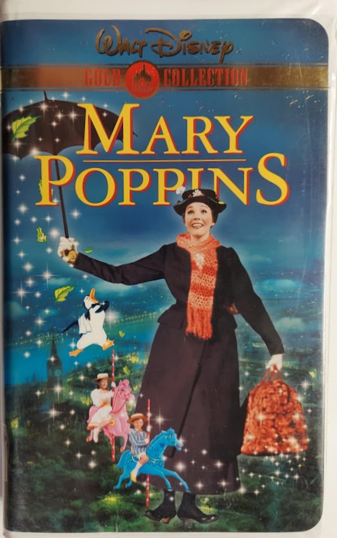 VHS Used 1964 Movie Titled Mary Poppins Starring Dick Van Dyke & Julie ...