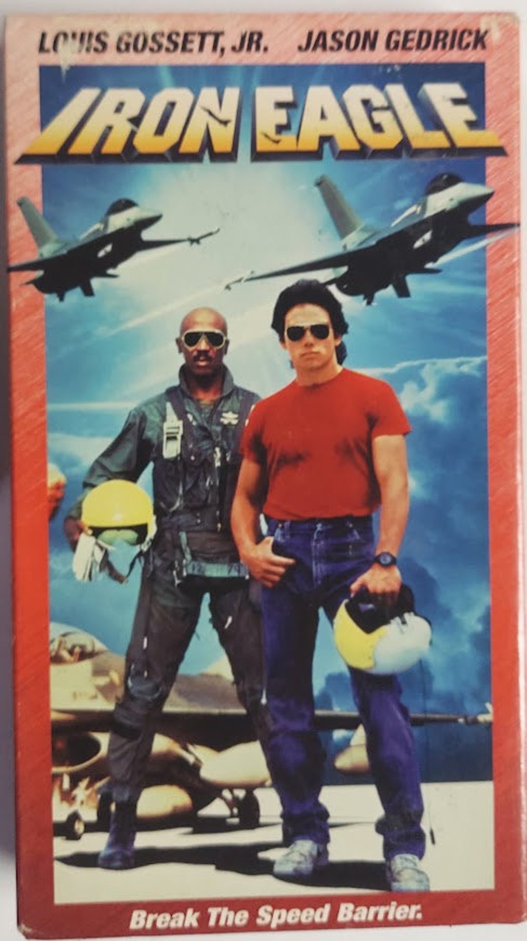 VHS Vintage 1986 Movie Titled Iron Eagle Starring Louis Gossett Jr ...