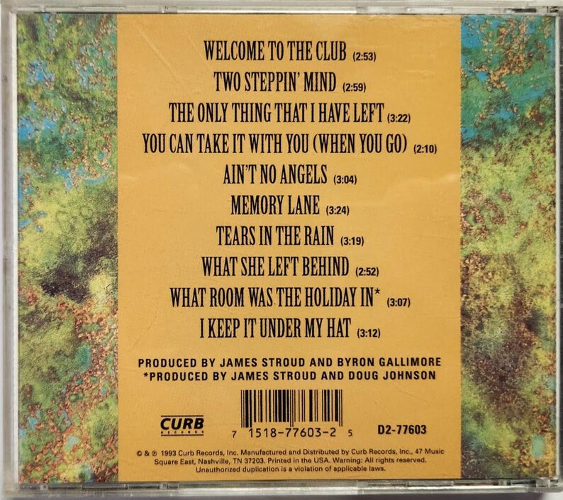 CD Used 1993 Vintage Country Music by Tim Mcgraw Titled Tim Mcgraw - Etsy