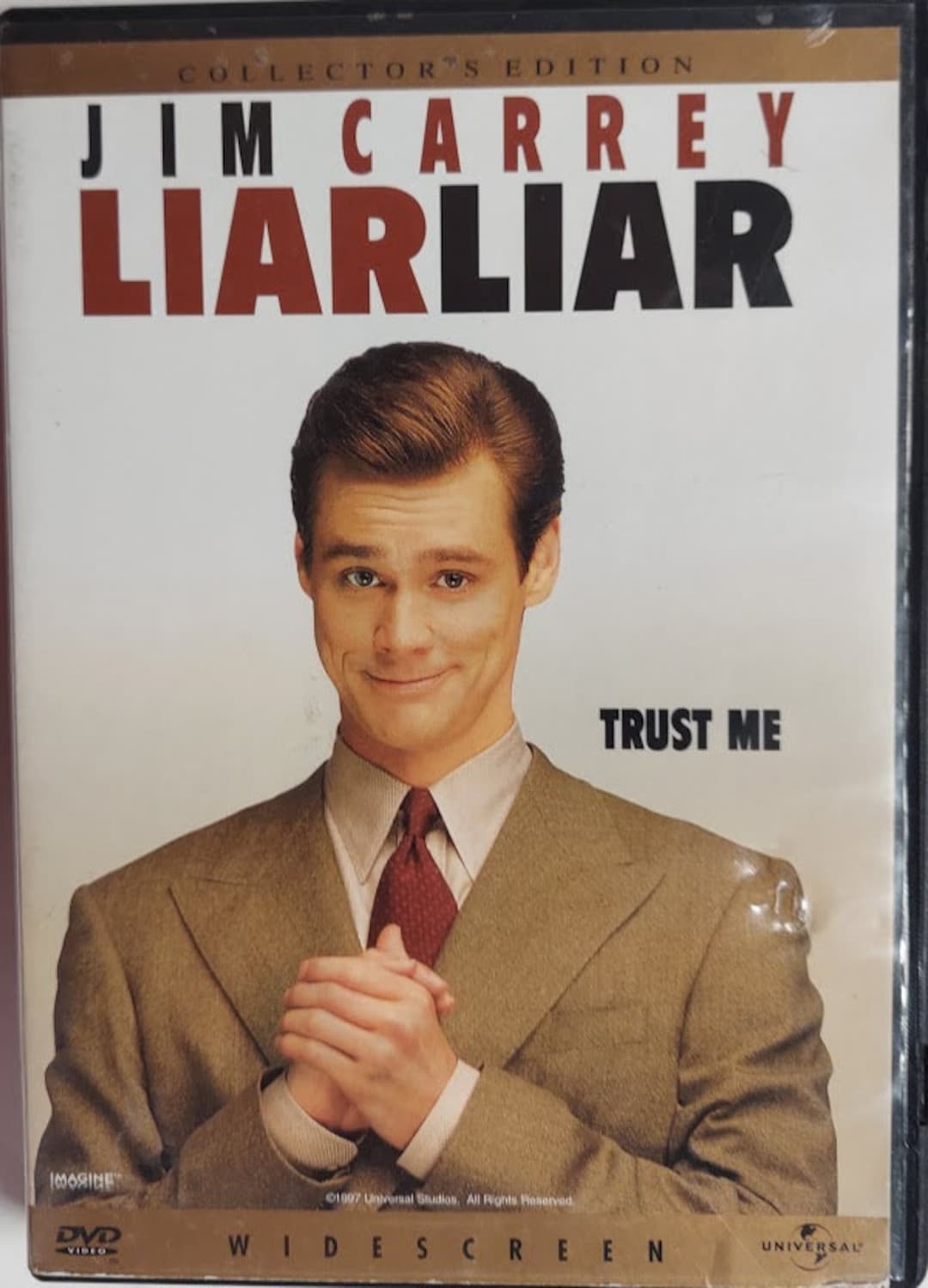 DVD 1997 Movie Titled Liar Liar Starring Jim Carrey & Jennifer Tilley ...