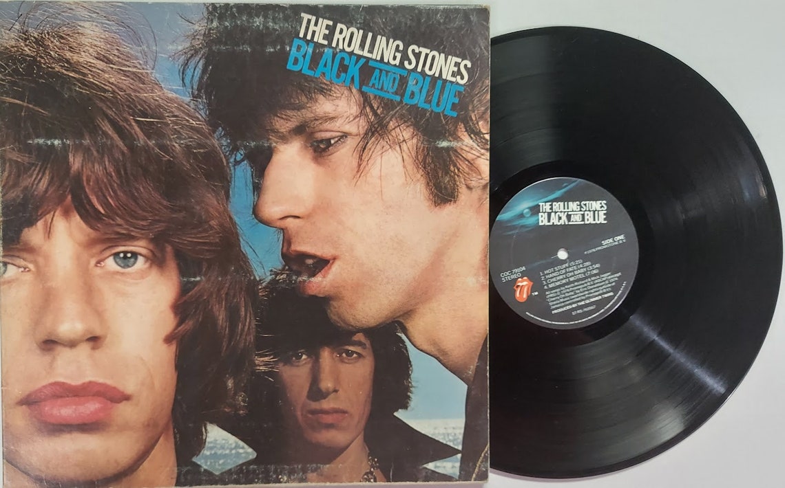 Vintage Vinyl Record Album by the Rolling Stones Titled Black - Etsy