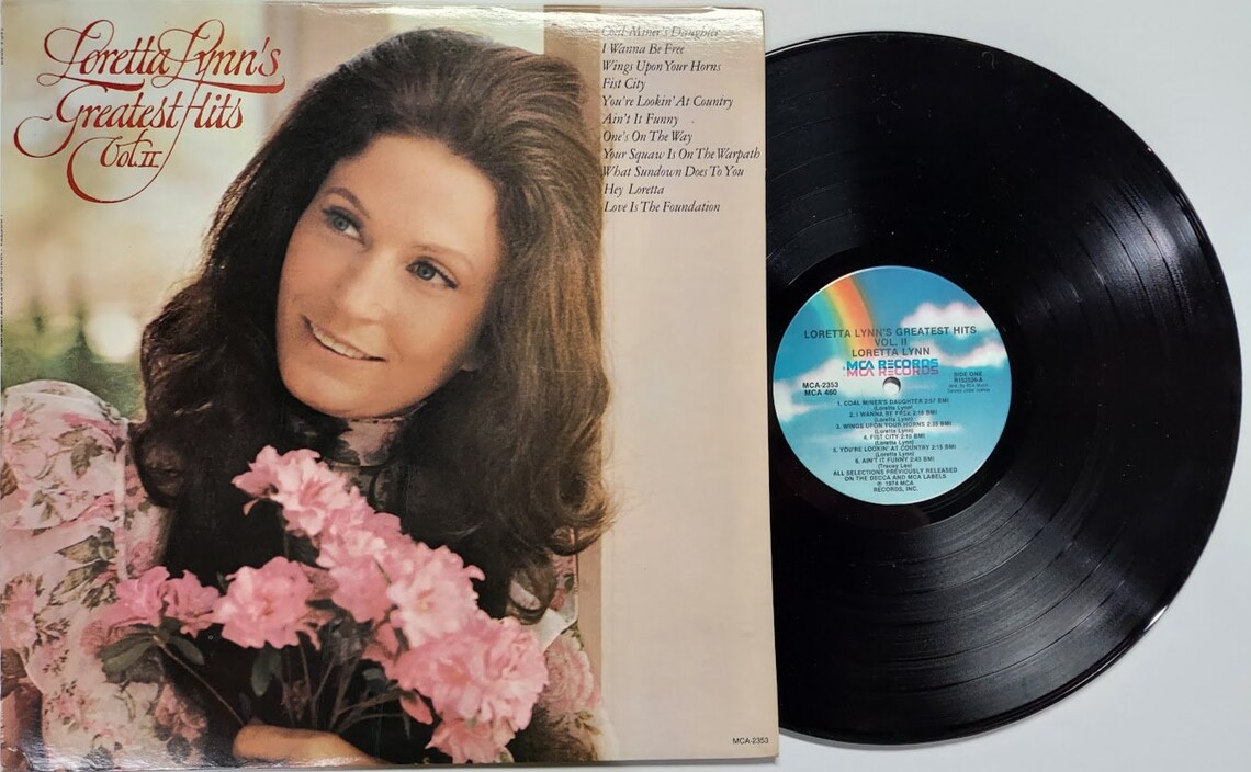 Vintage Vinyl Record Album By Loretta Lynn Titled Loretta Etsy