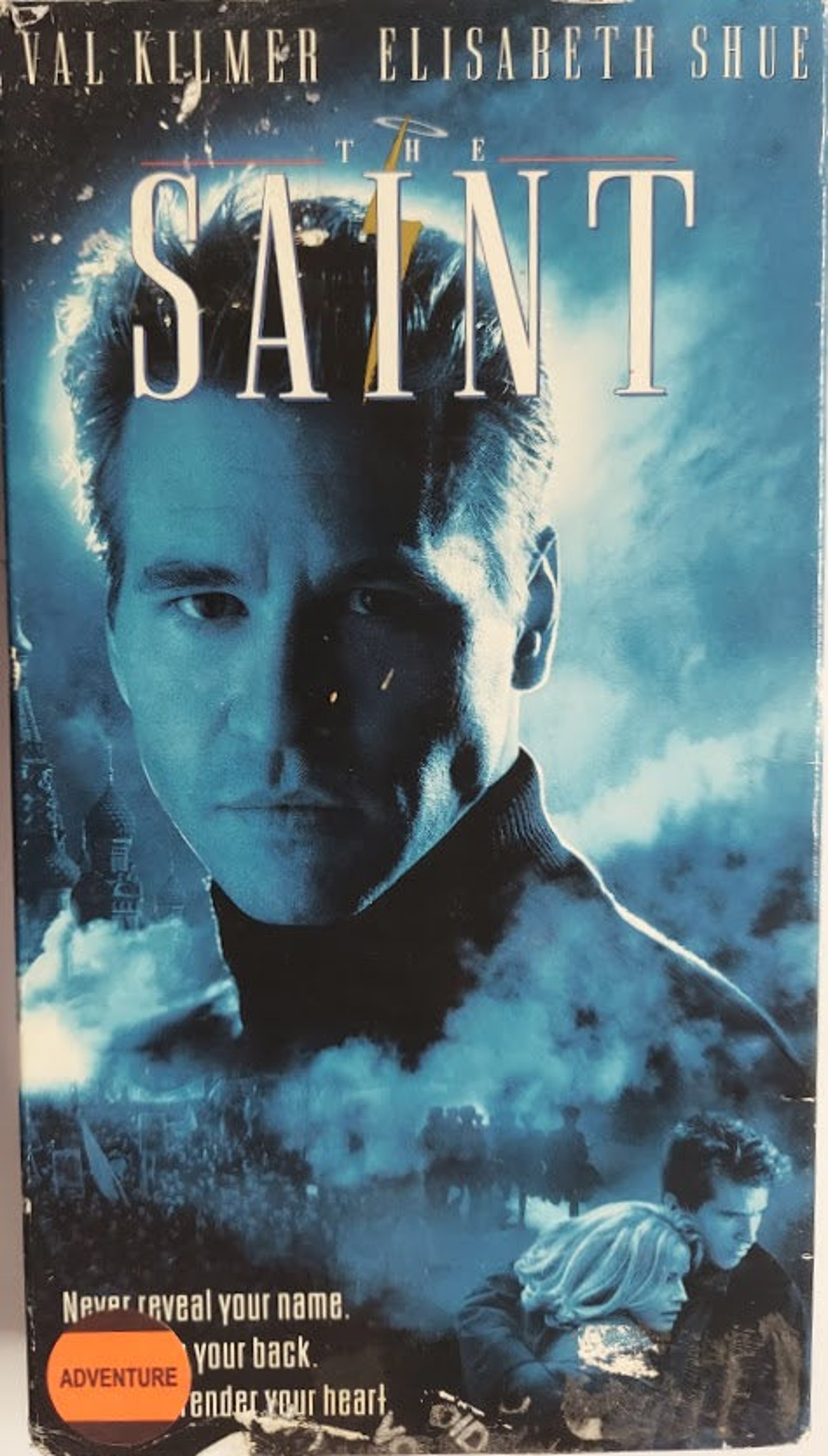 VHS Vintage 1997 Movie Titled the Saint Starring Val Kilmer & Elisabeth ...