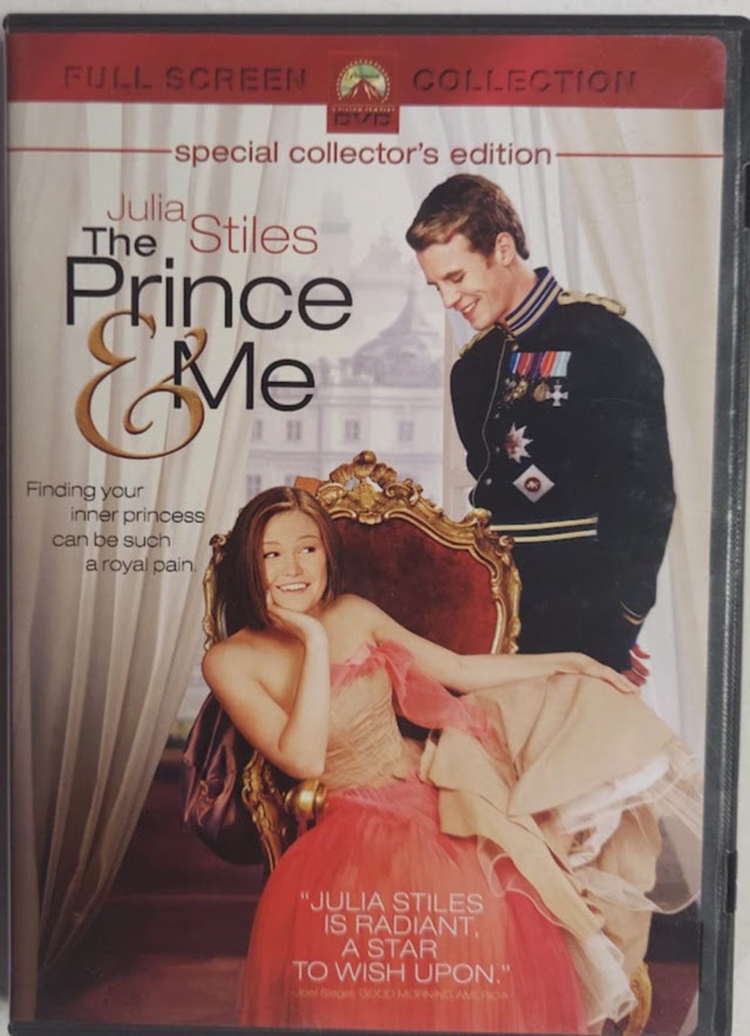 DVD 2004 Vintage Movie Titled the Prince & Me Starring Julia Stiles, Luke Mably, James Fox and ...