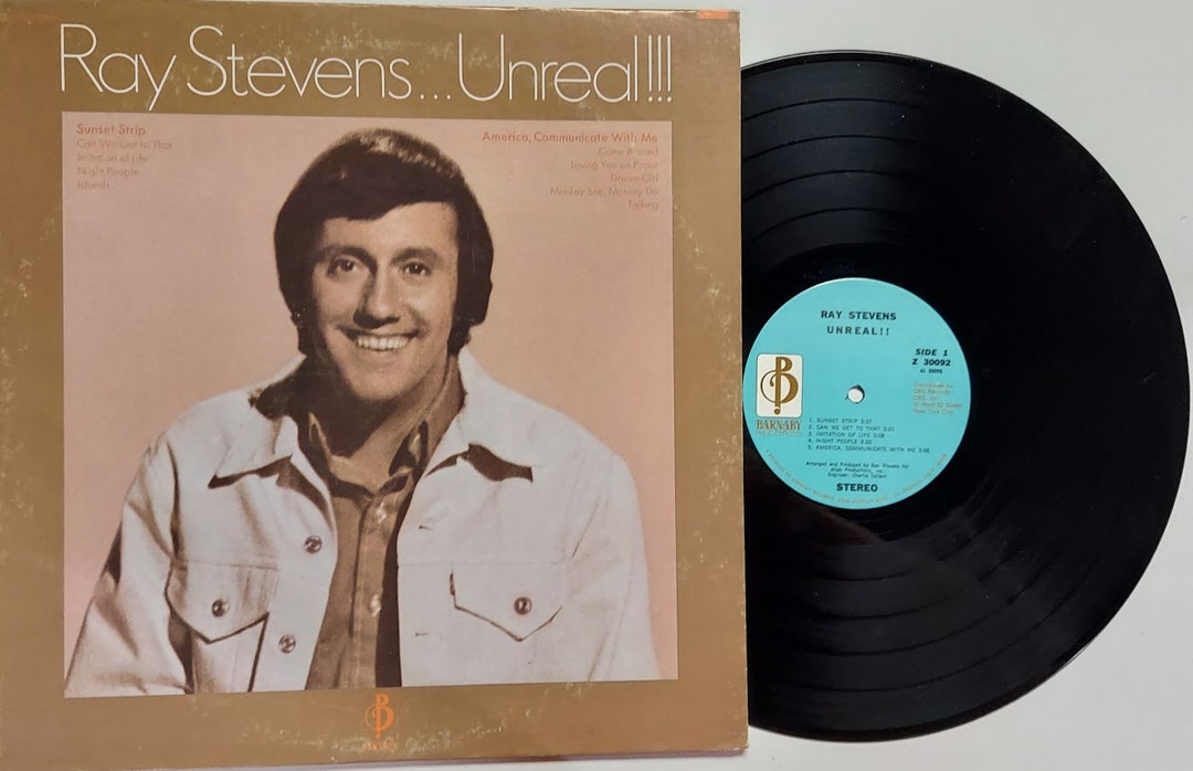 Vintage 1970 Vinyl Record Album by Ray Stevens Titled Unreal - Etsy