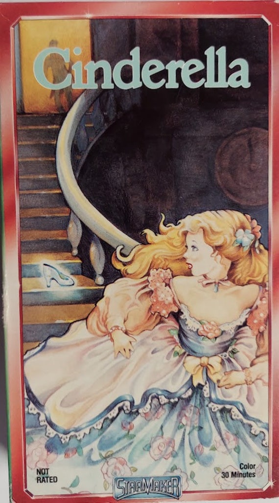 VHS 1989 Vintage Cinderella VHS RARE 80's Starmaker Rankin - Etsy