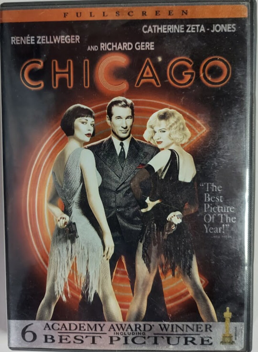 DVD 2001 Vintage Movie Titled Chicago Starring Catherine Zeta Jones ...