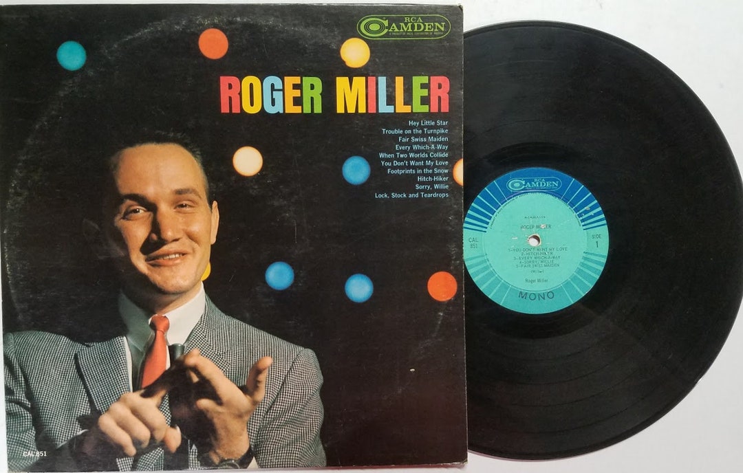 Vintage 1964 Vinyl Record Album by Roger Miller Titled Roger - Etsy