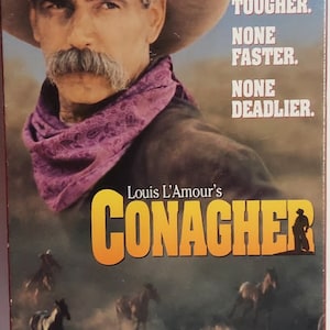 VHS 1991 Vintage Movie Titled Conagher Starring Sam Elliot & - Etsy
