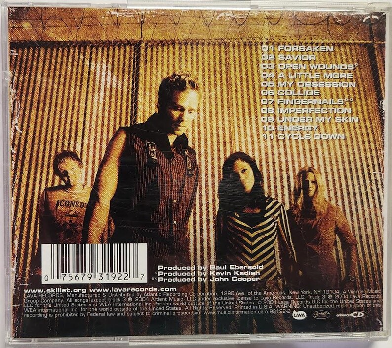 CD 2003 Vintage Heavy Metal Music by Skillet Titled Collide - Etsy