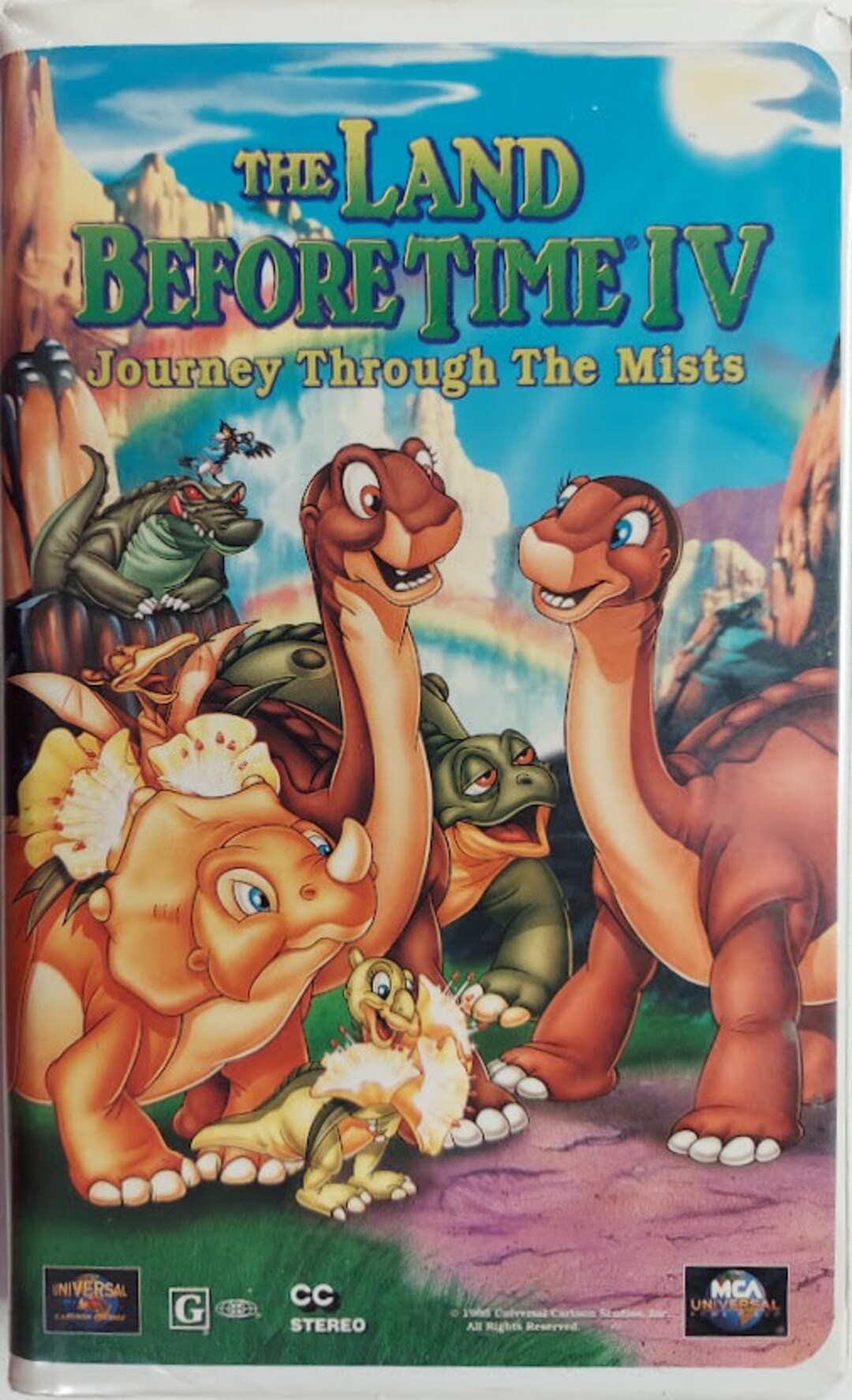 VHS 1996 Vintage Animated Movie Titled the Land Before Time IV Journey ...