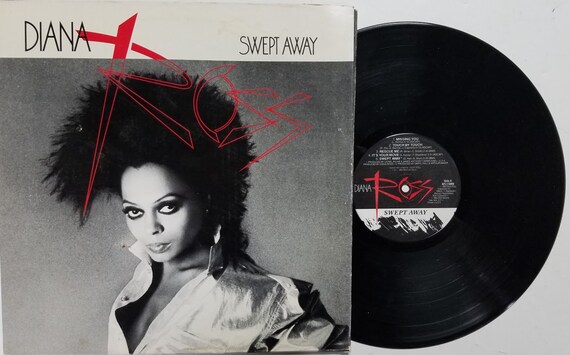 Vintage Vinyl Record Album by Diana Ross Titled Swept Away | Etsy