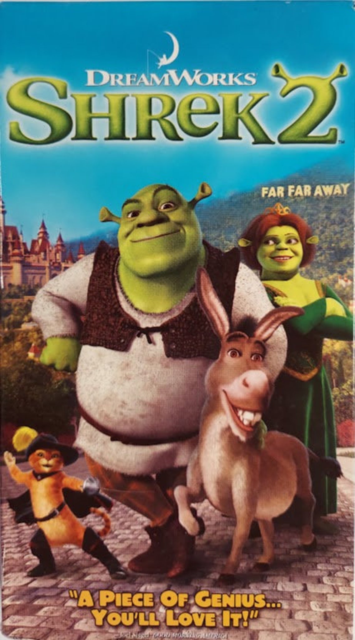 VHS Vintage Movie Titled Shrek 2 in Cardboard Case - Etsy