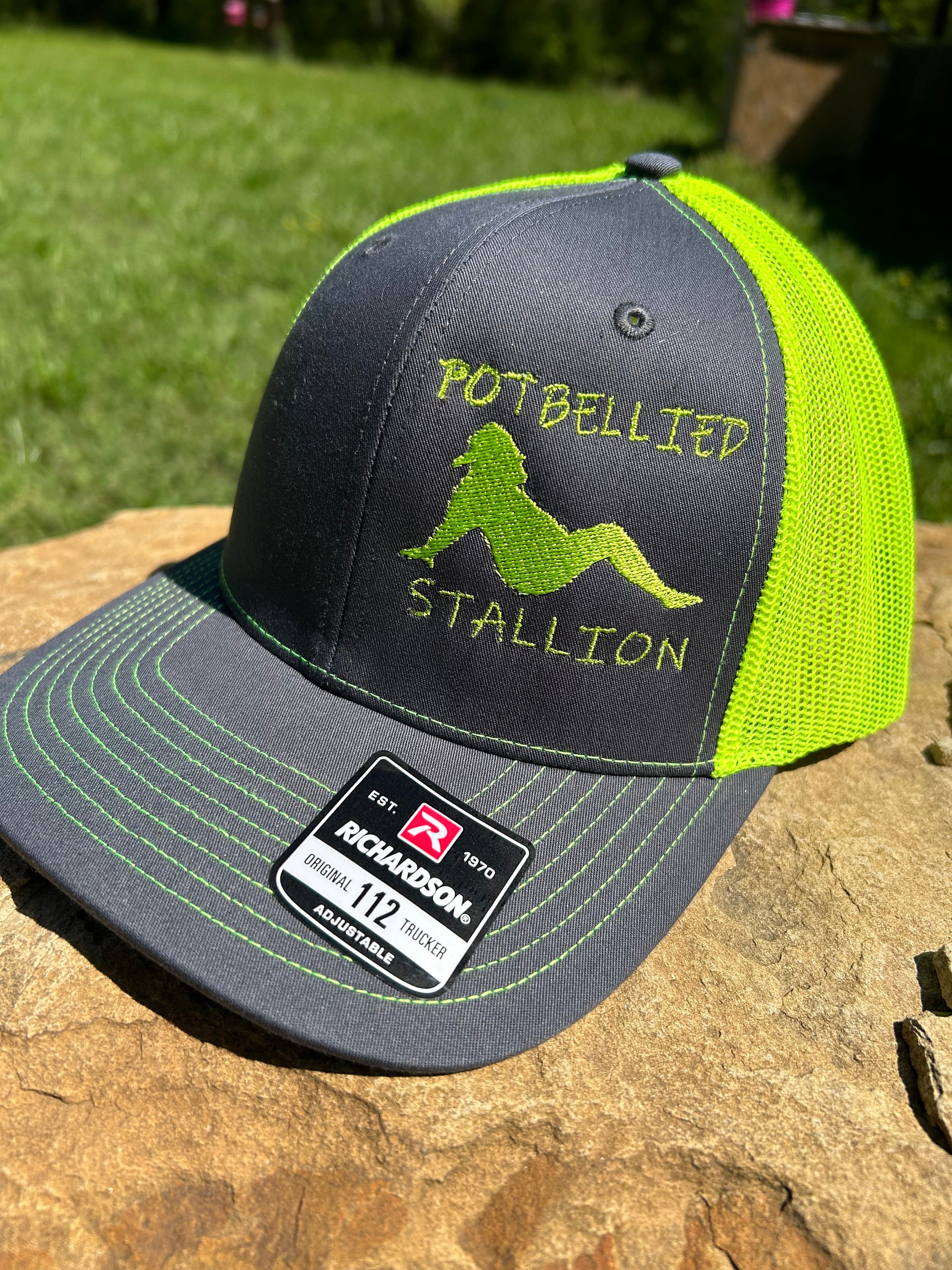 Potbellied Stallion, Richardson Hat, Embroidered Cap - Etsy