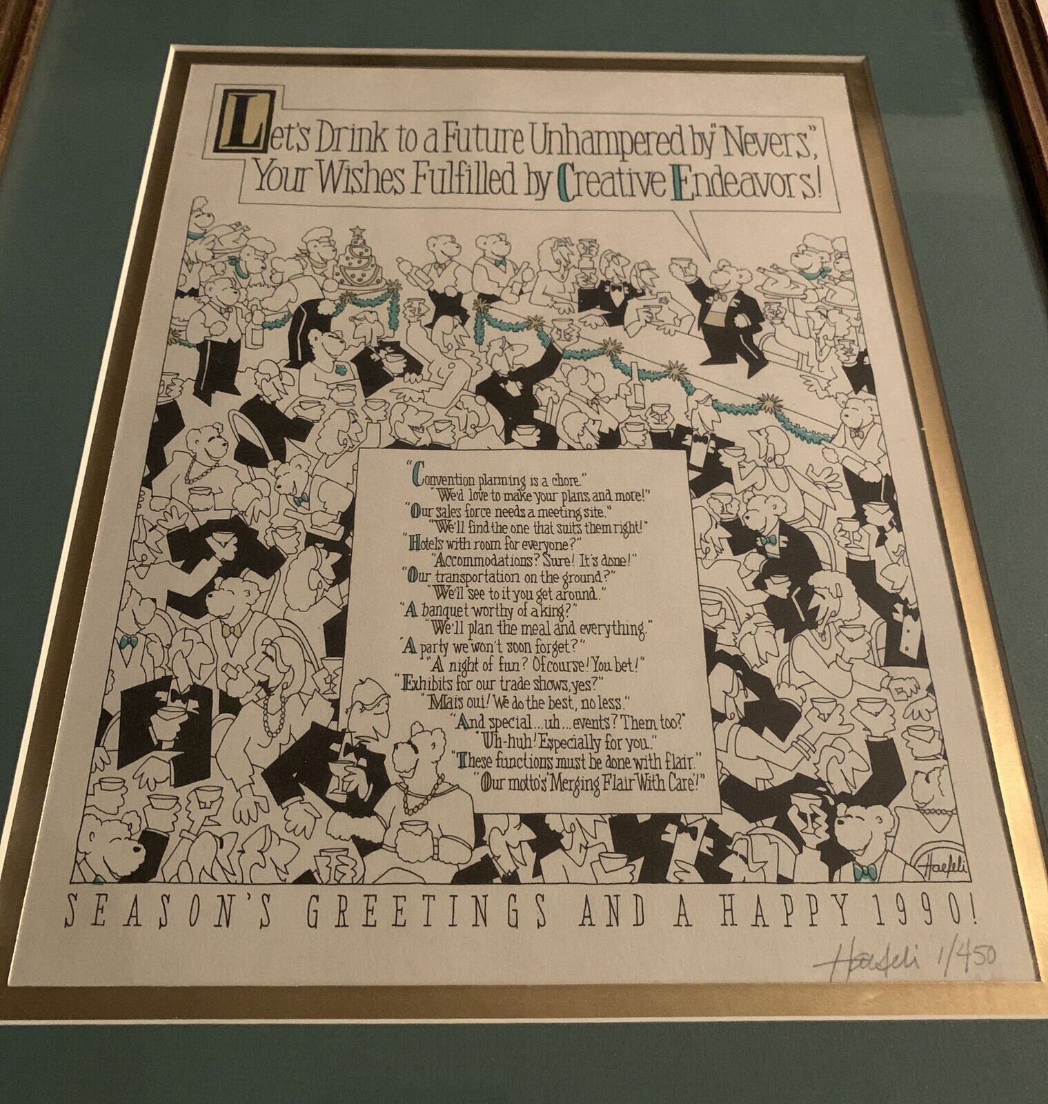 New Yorker Cartoonist William Haefeli Signed Limited Edition - Etsy