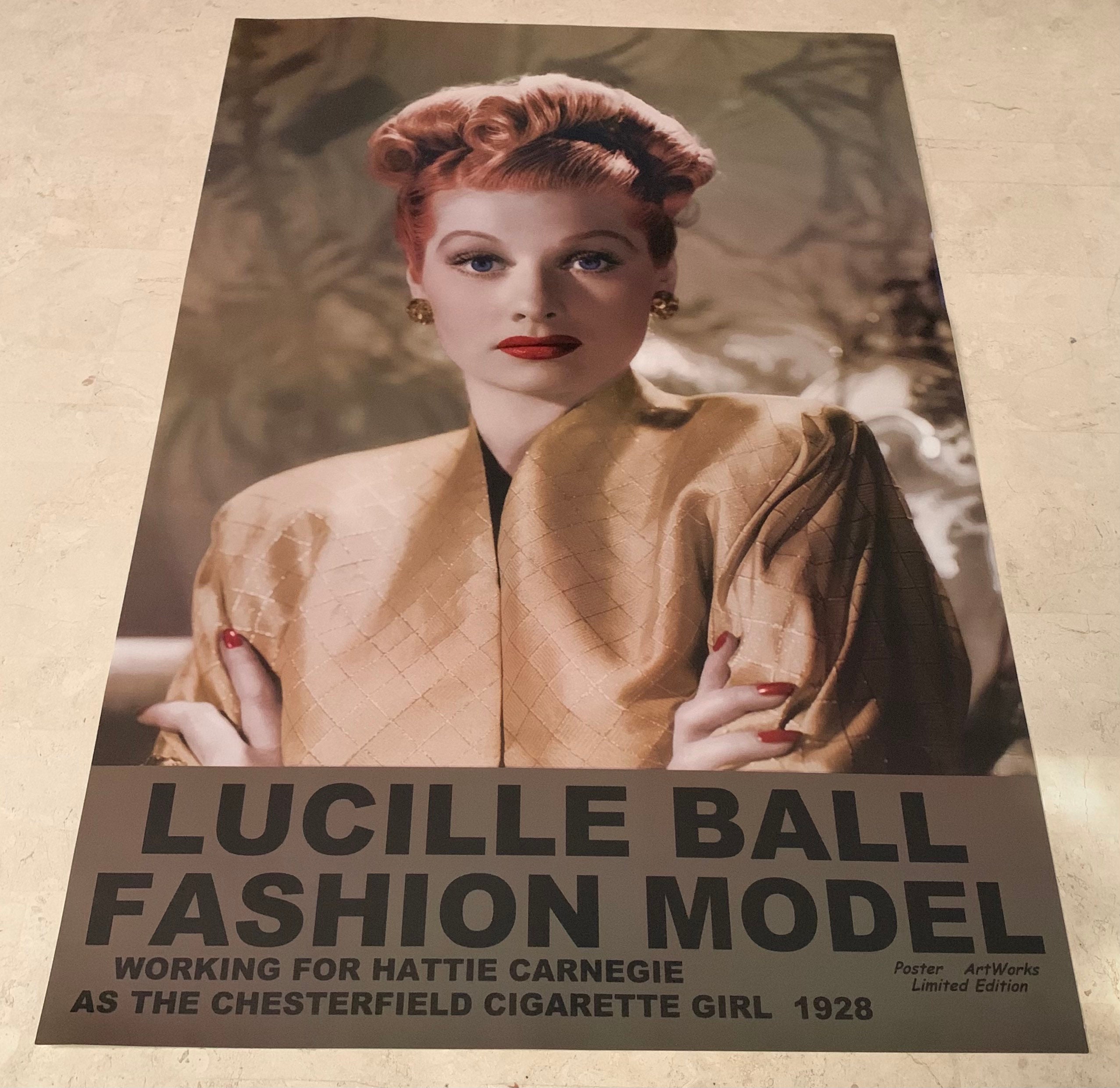 Lucille Ball As A Cigarette Model