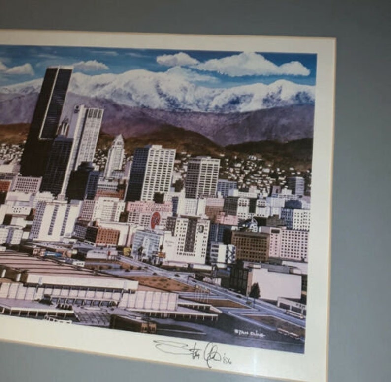 Vintage Stan Cline modern Los Angeles Signed - Etsy