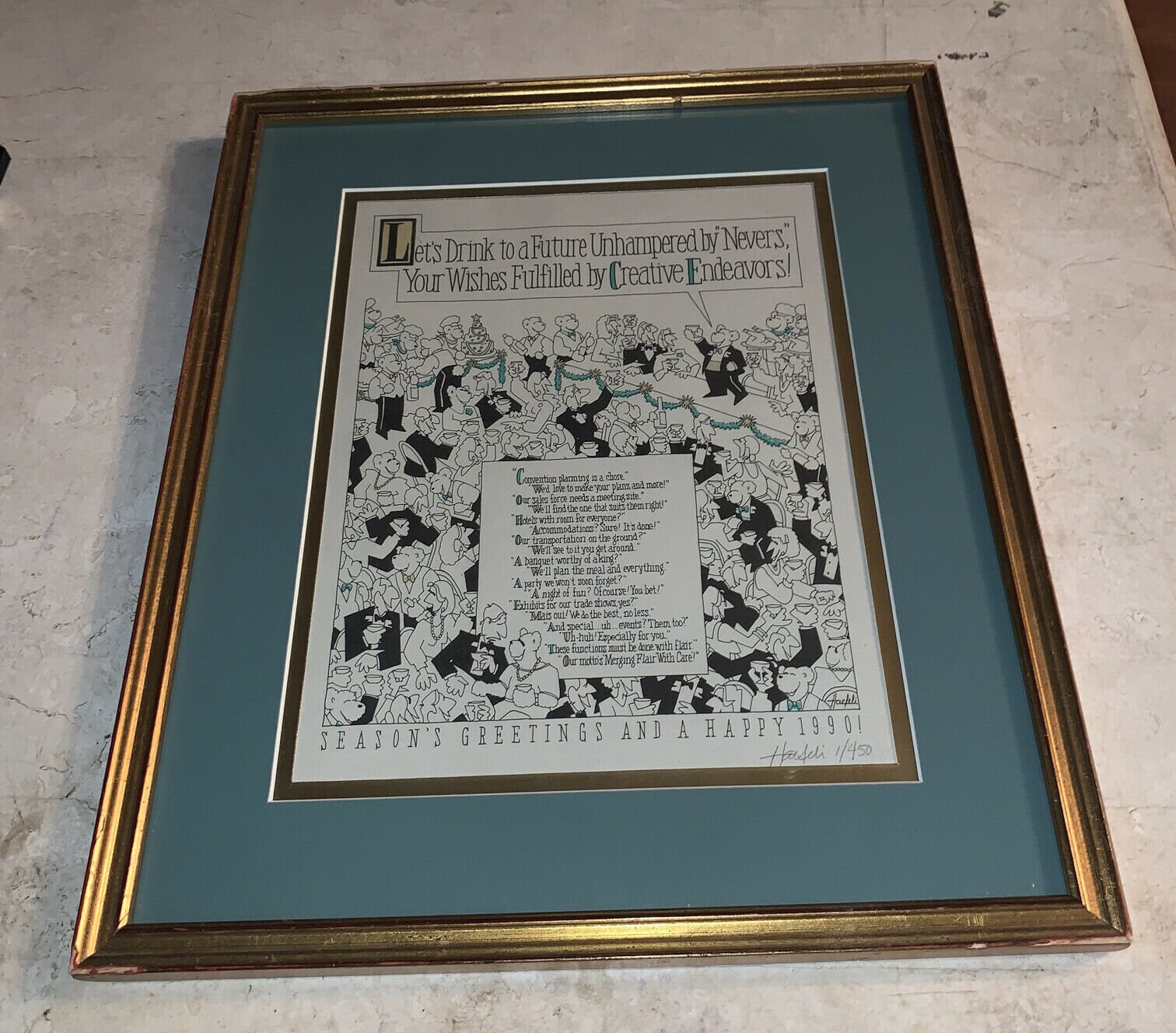 New Yorker Cartoonist William Haefeli Signed Limited Edition - Etsy