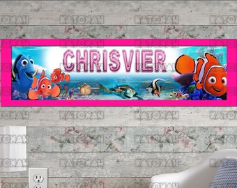 Finding nemo banner | Etsy