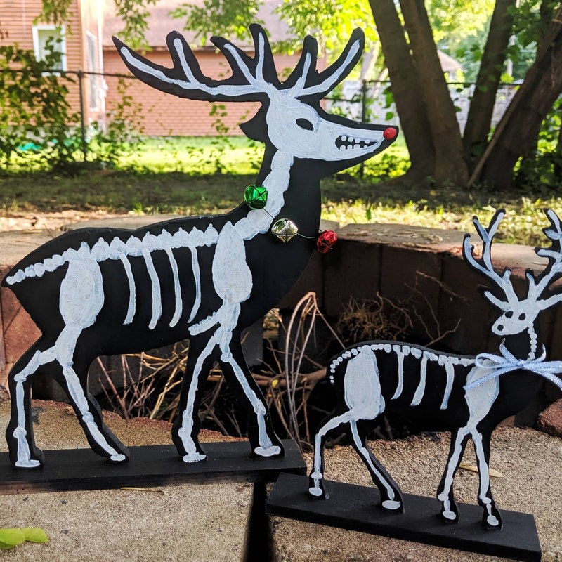 Reindeer Skeleton - Etsy