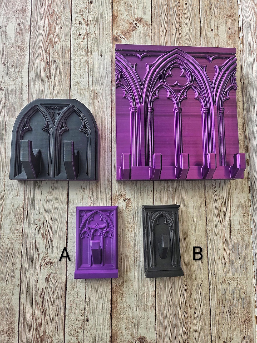 Gothic Arch Wall Hook Organizer | Jewelry Holder, Key Rack, French ...