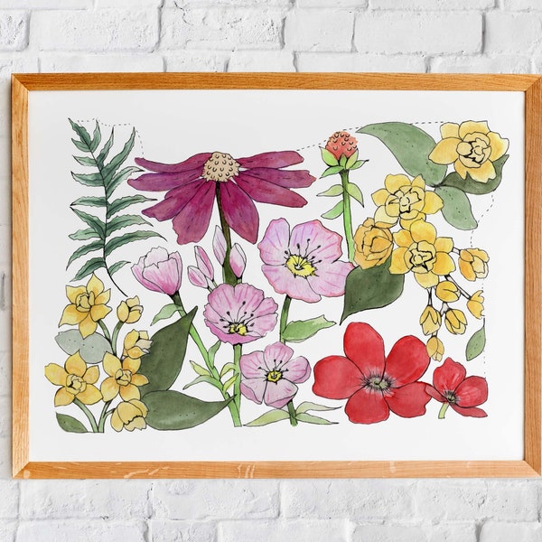 Oregon Wildflowers - Etsy