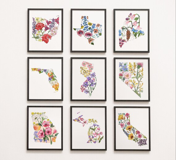 Fiore Di Campo Dello Stato Della Georgia