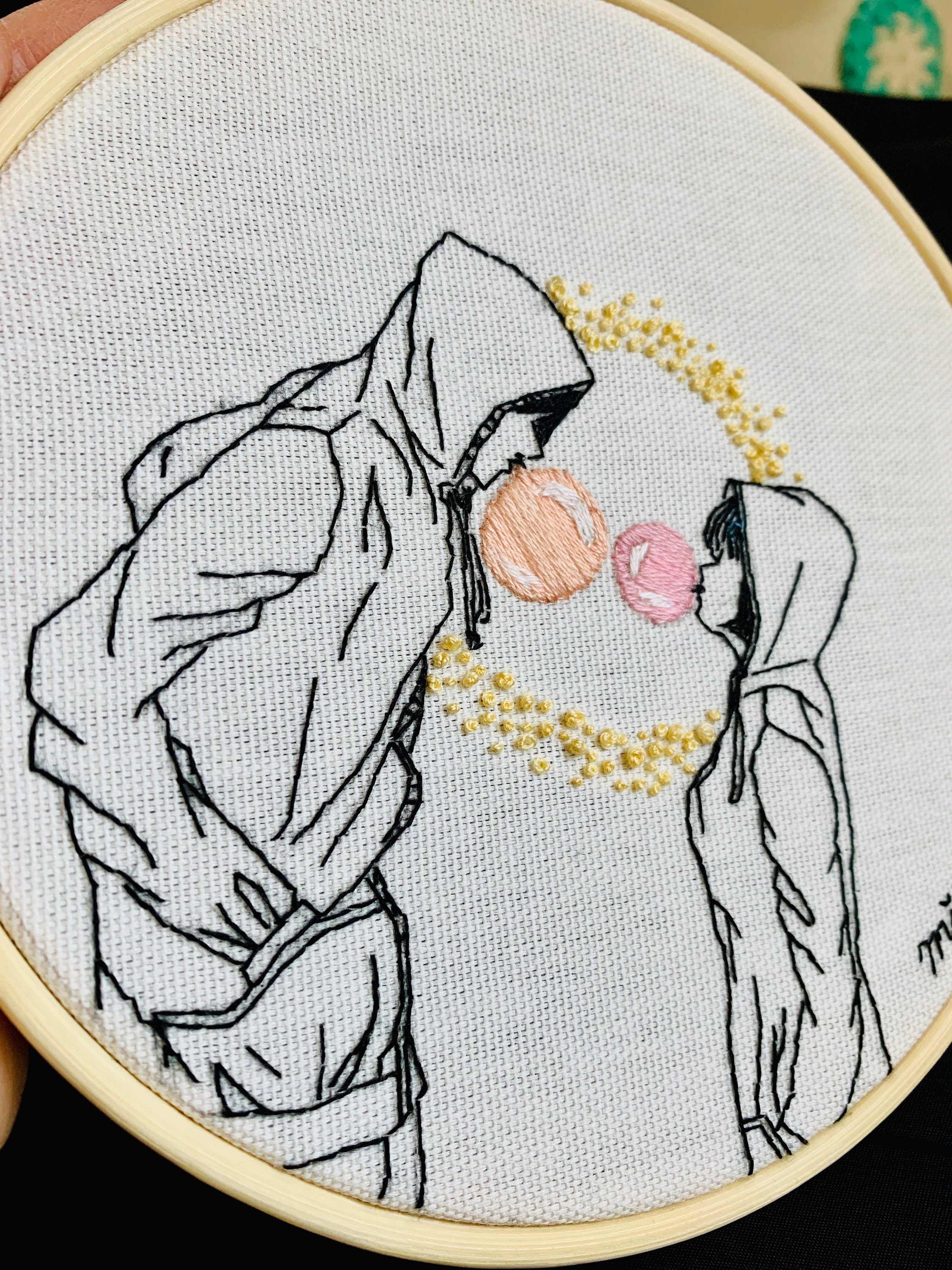 PDF Embroidery Pattern Couples Embroidery Modern Embroidery - Etsy
