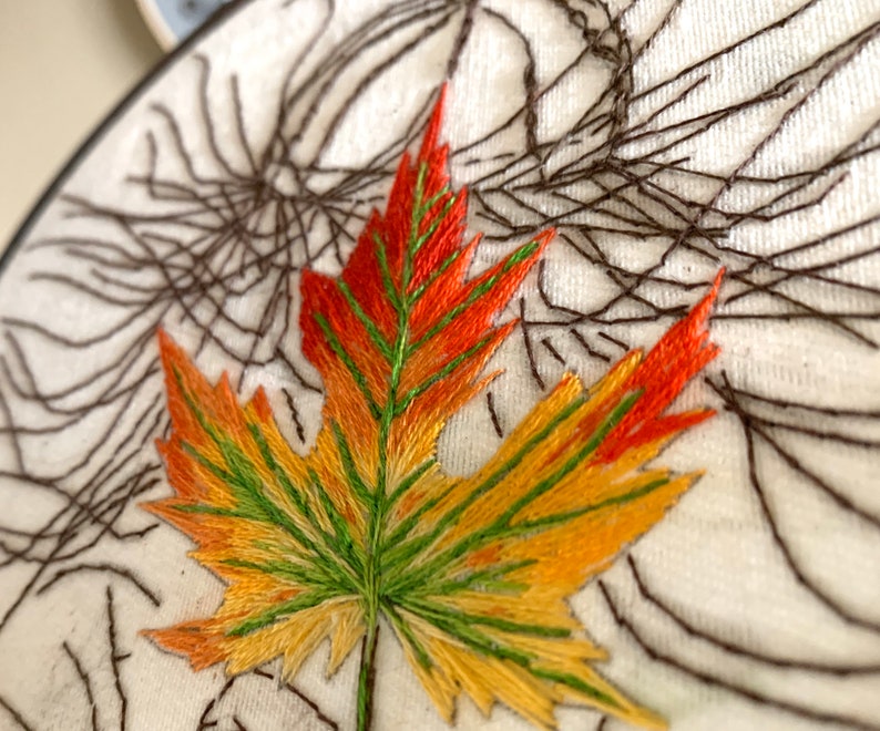 Fall Hand Embroidery Pattern PDF Embroidery Pattern Autumn - Etsy