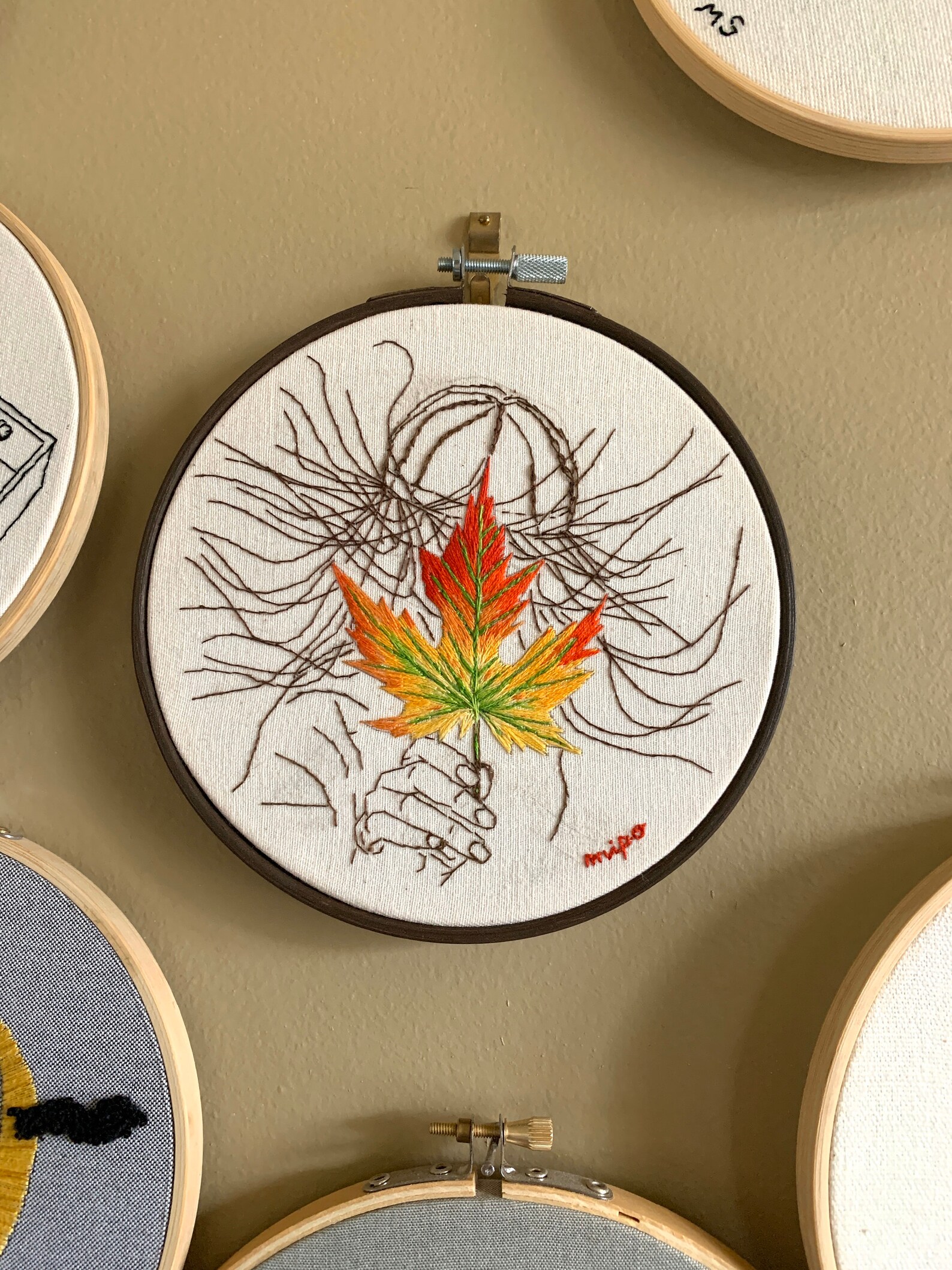 Fall Hand Embroidery Pattern PDF Embroidery Pattern Autumn - Etsy