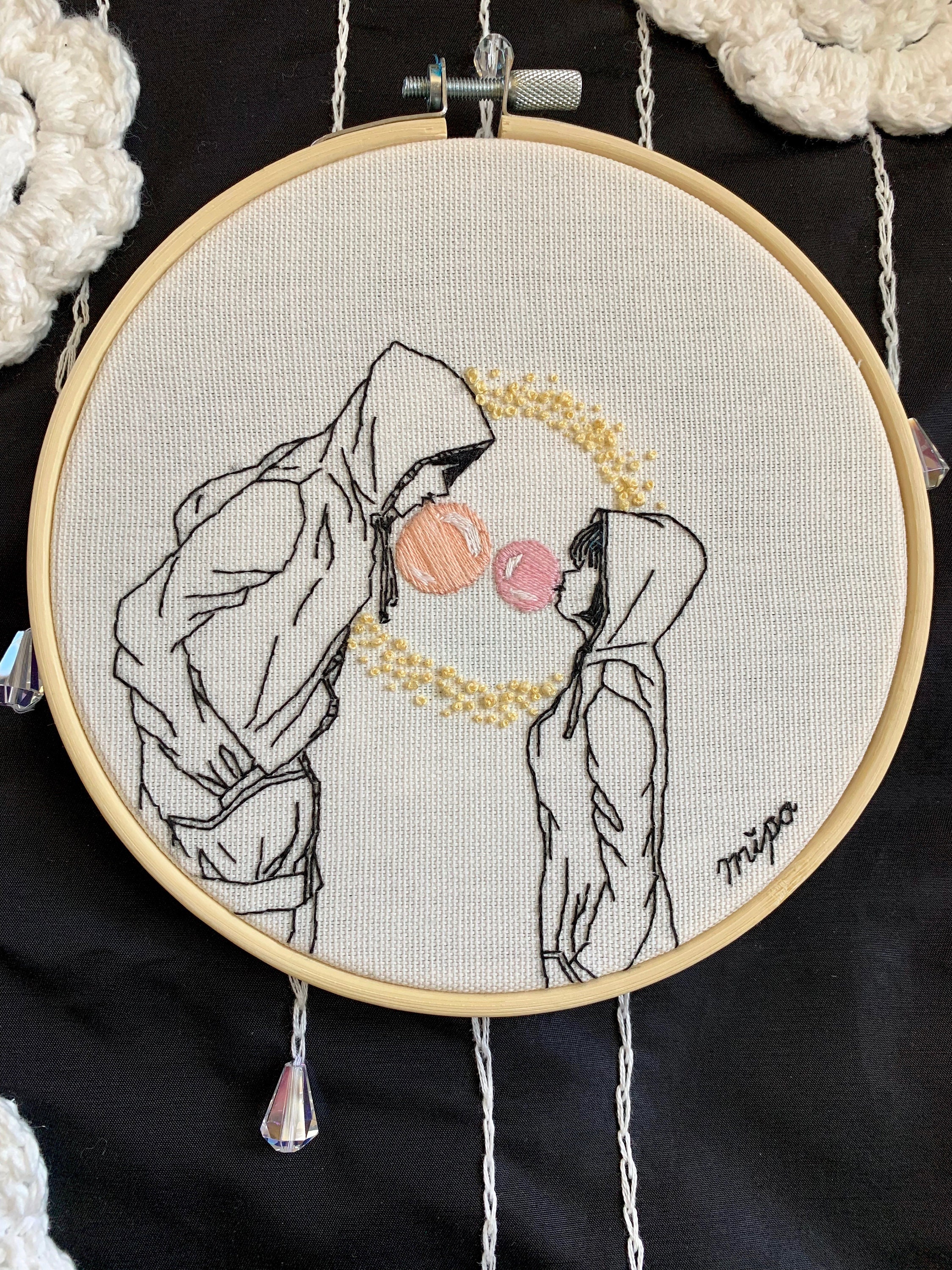 PDF Embroidery Pattern Couples Embroidery Modern Embroidery | Etsy