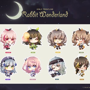 Girls' Frontline - Rabbit Wonderland - Keychains / Charms - Etsy