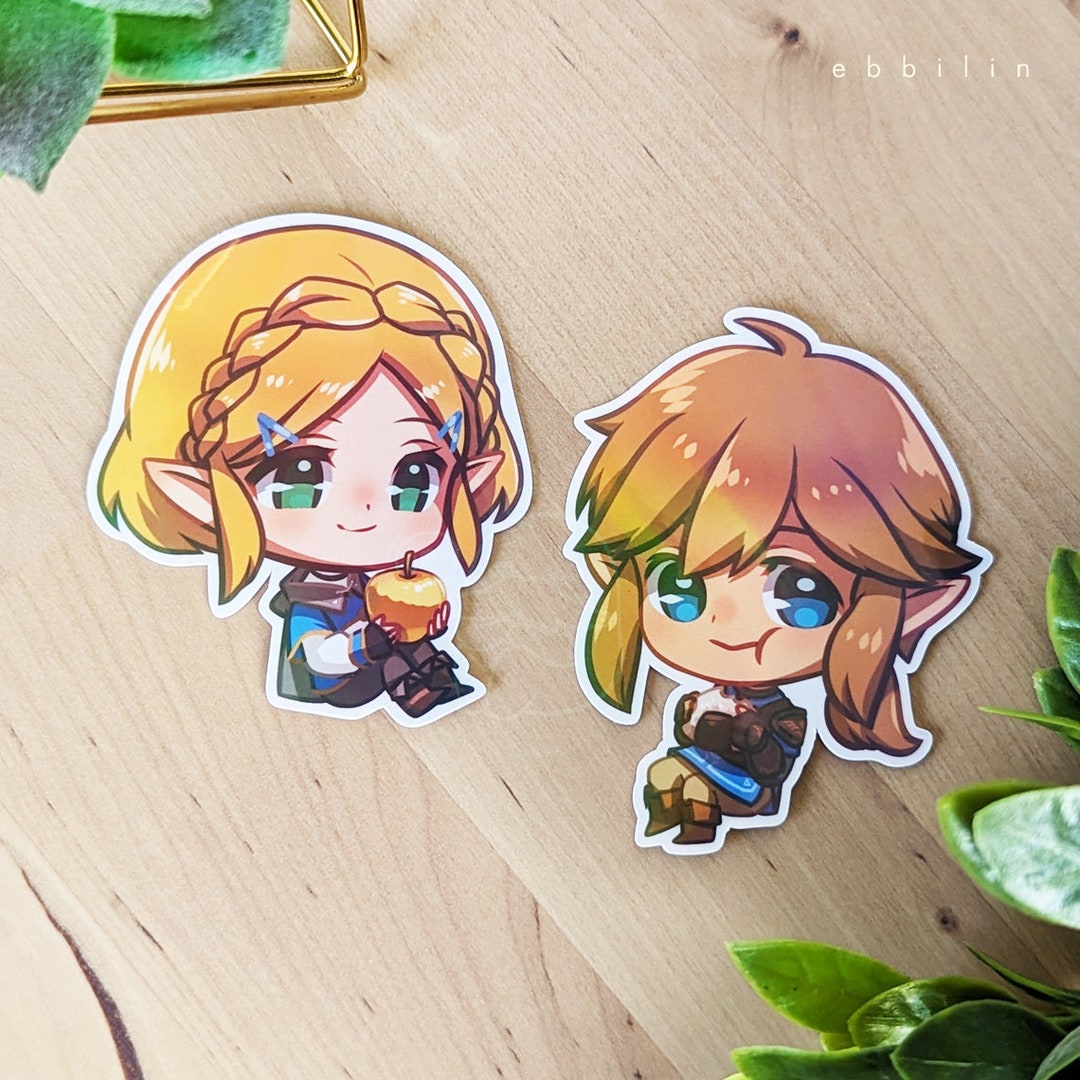 Let's Eat - TOTK - Link and Zelda Stickers - Etsy