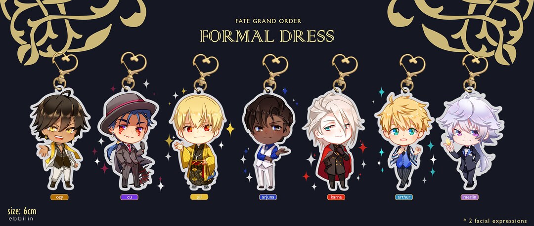Fate Grand Order - Formal Dress Charms - - Etsy