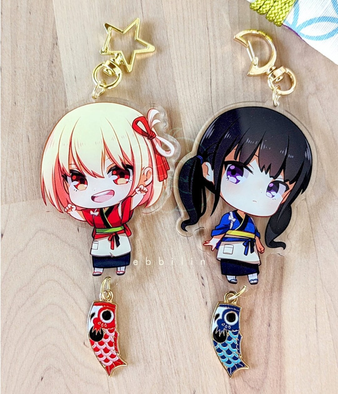 Lycoris Recoil Café Lycoreco Chitose & Takina Charms - Etsy