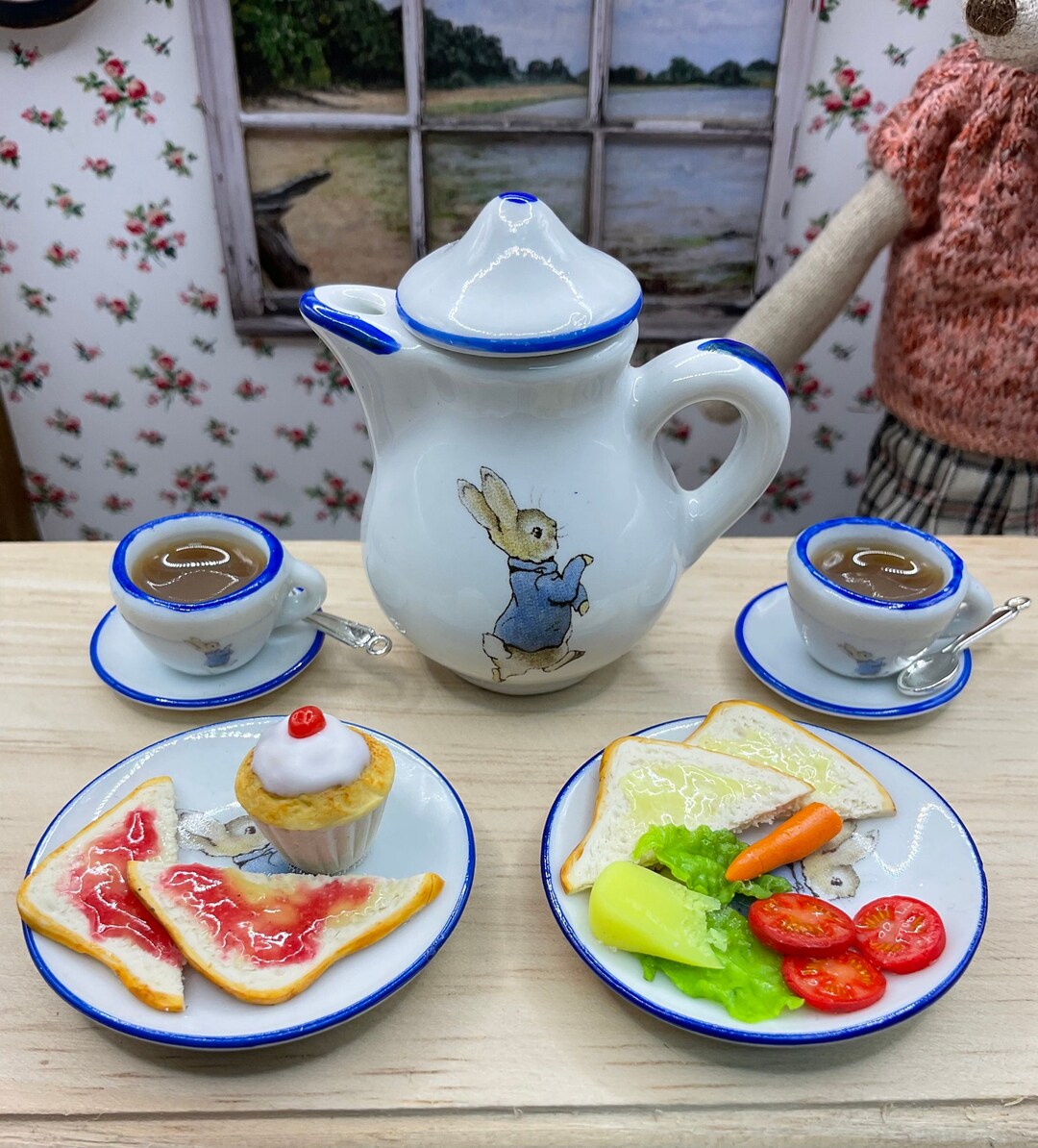 Reutter Vintage Peter Rabbit Doll's Tea Set, Celebrating 100 Years of ...