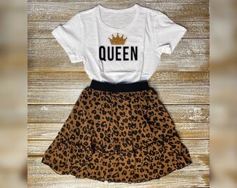 2 Piece Leopard Outfit - Etsy