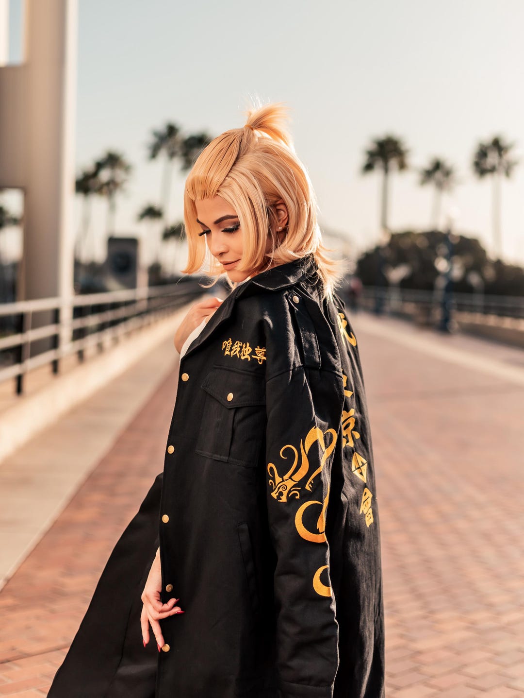 Tokyo Revengers Mikey Sano Inspired Cosplay Costume COAT CUSTOM WIG - Etsy