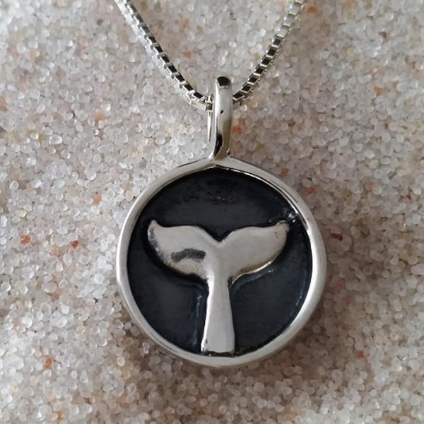 Whale Tail Pendant - Etsy