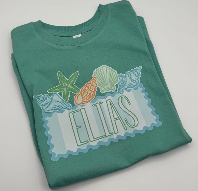 Kids Beach Shirt With Name - Etsy