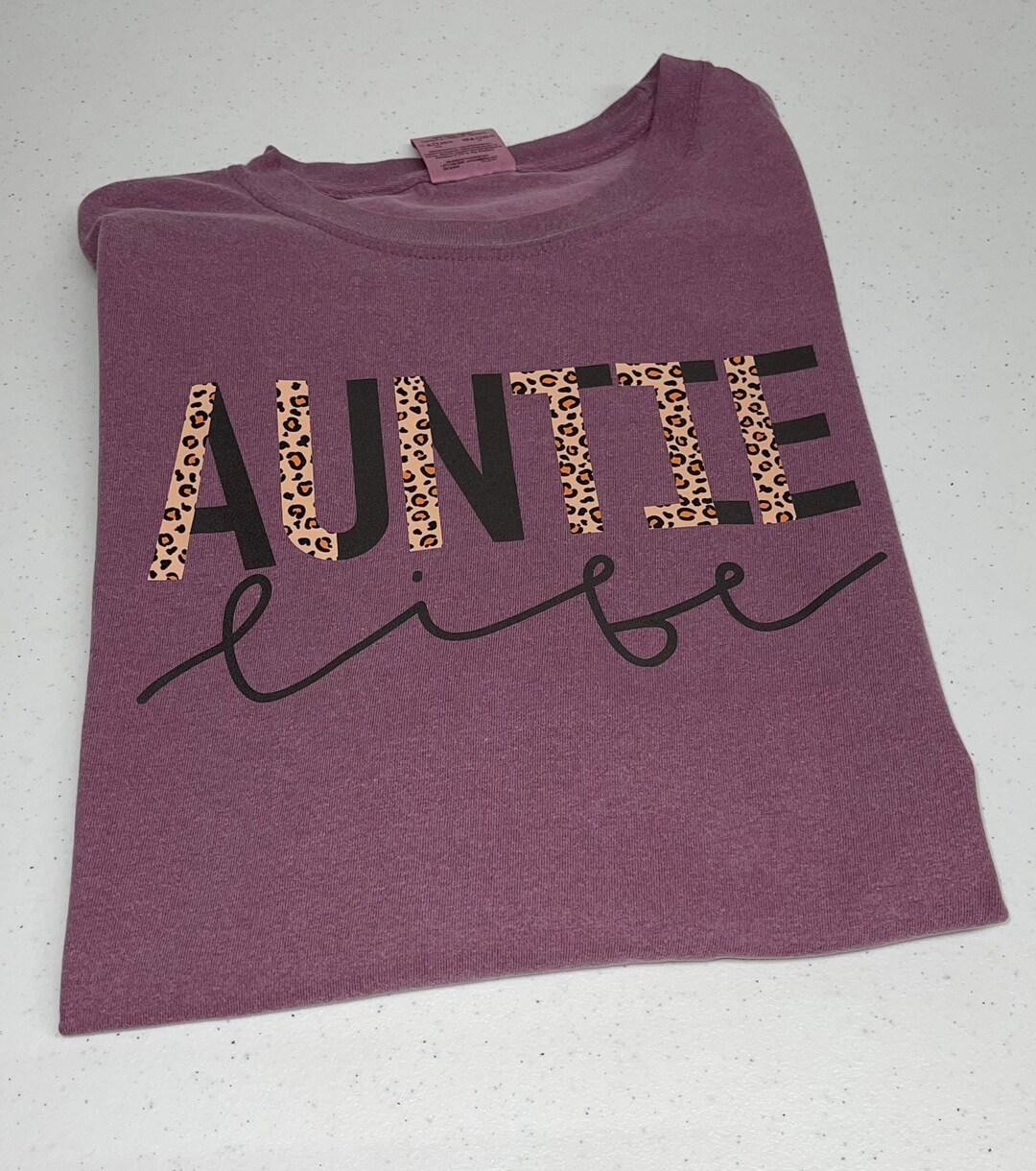 Auntie Life- Boho Design- Aunt- Auntie- Cheetah Print- Unisex Fit ...