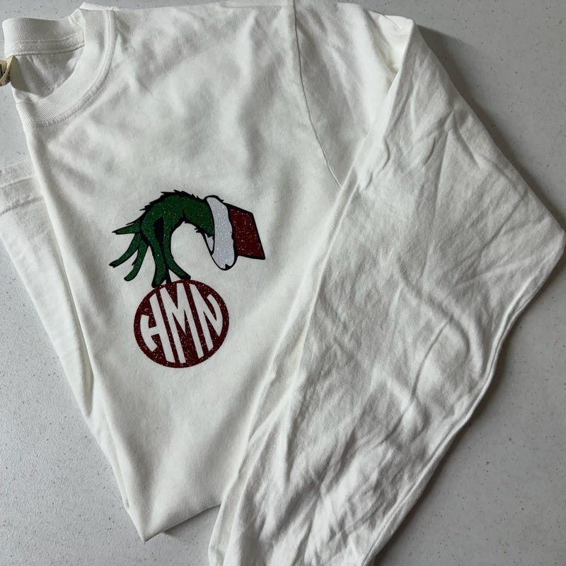 Grinch Monogram Svg - Etsy